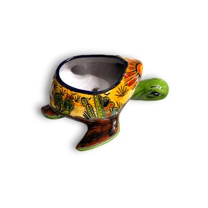 Large Talavera Sea Turtle Planter Hand-painted Desert Design Pottery - Etsy