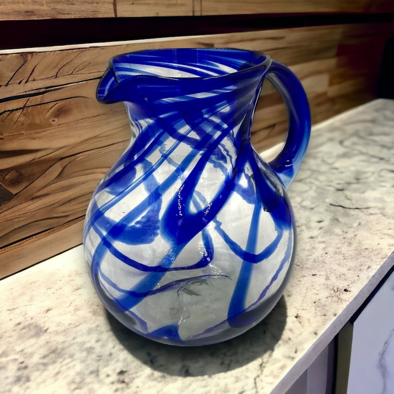 Glass Pitcher - Etsy