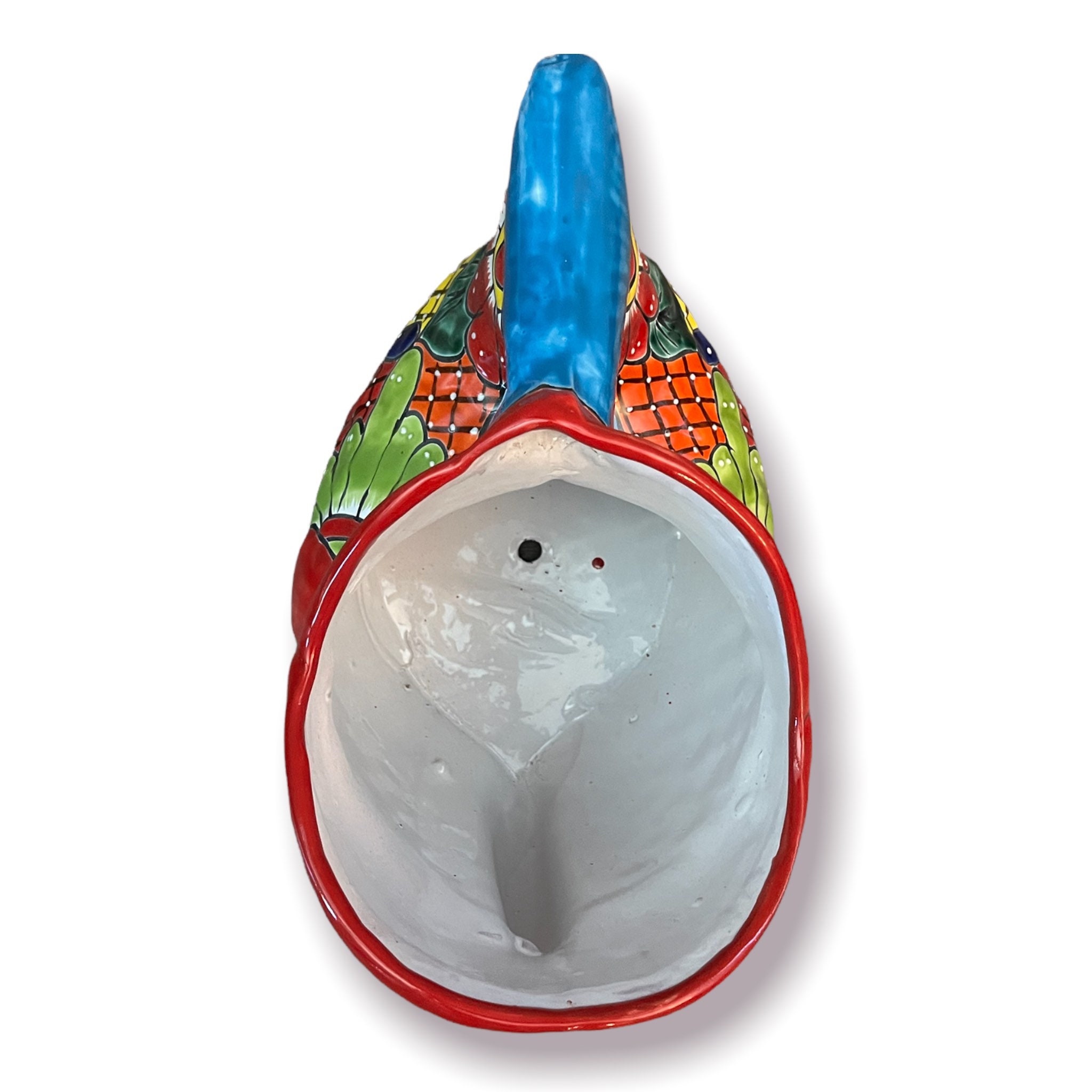 RARE XL Talavera Fish Planter Hand Painted Mexican Statue - Etsy