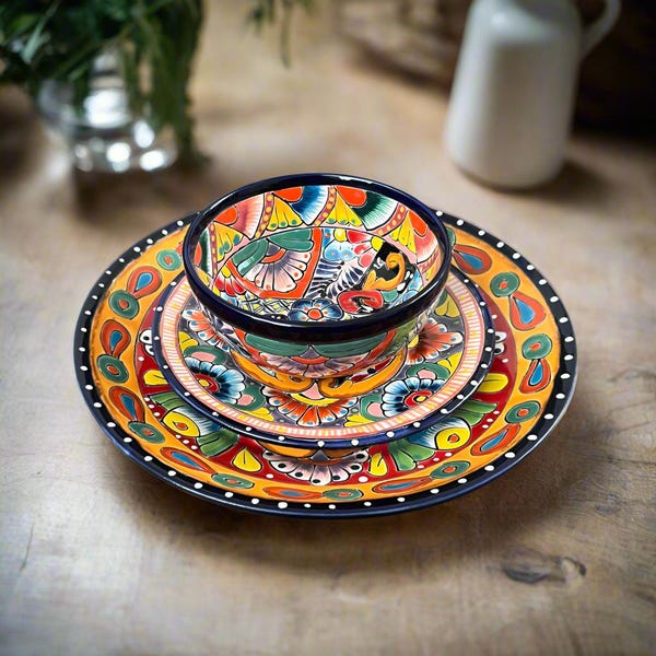 Mexican Dinnerware Set - Etsy
