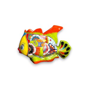 Large Talavera Fish Planter Hand-painted Mexican Statue Pottery - Etsy