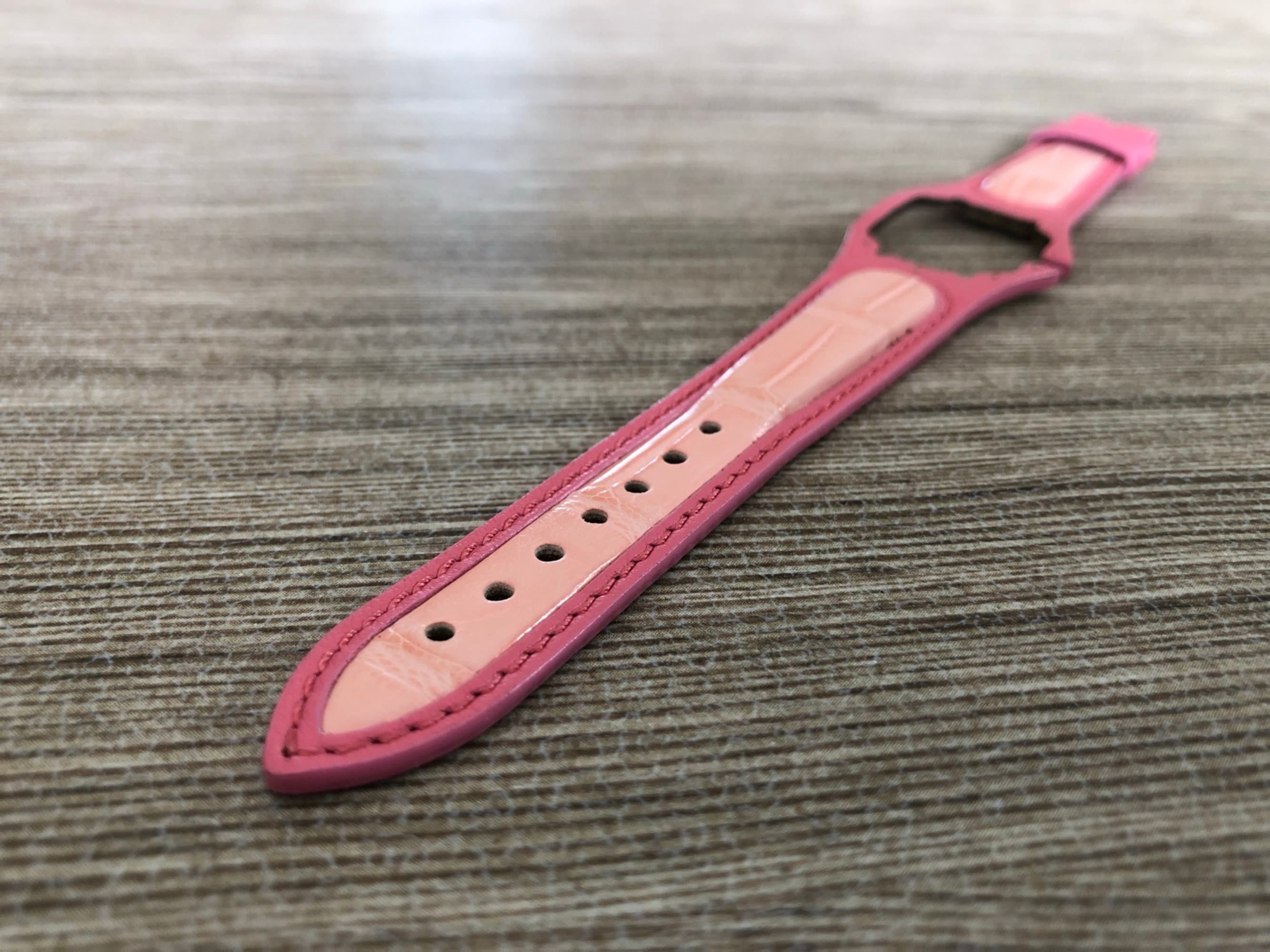 Bertolucci Serena Watch Strap Alligator Pink Red - Etsy