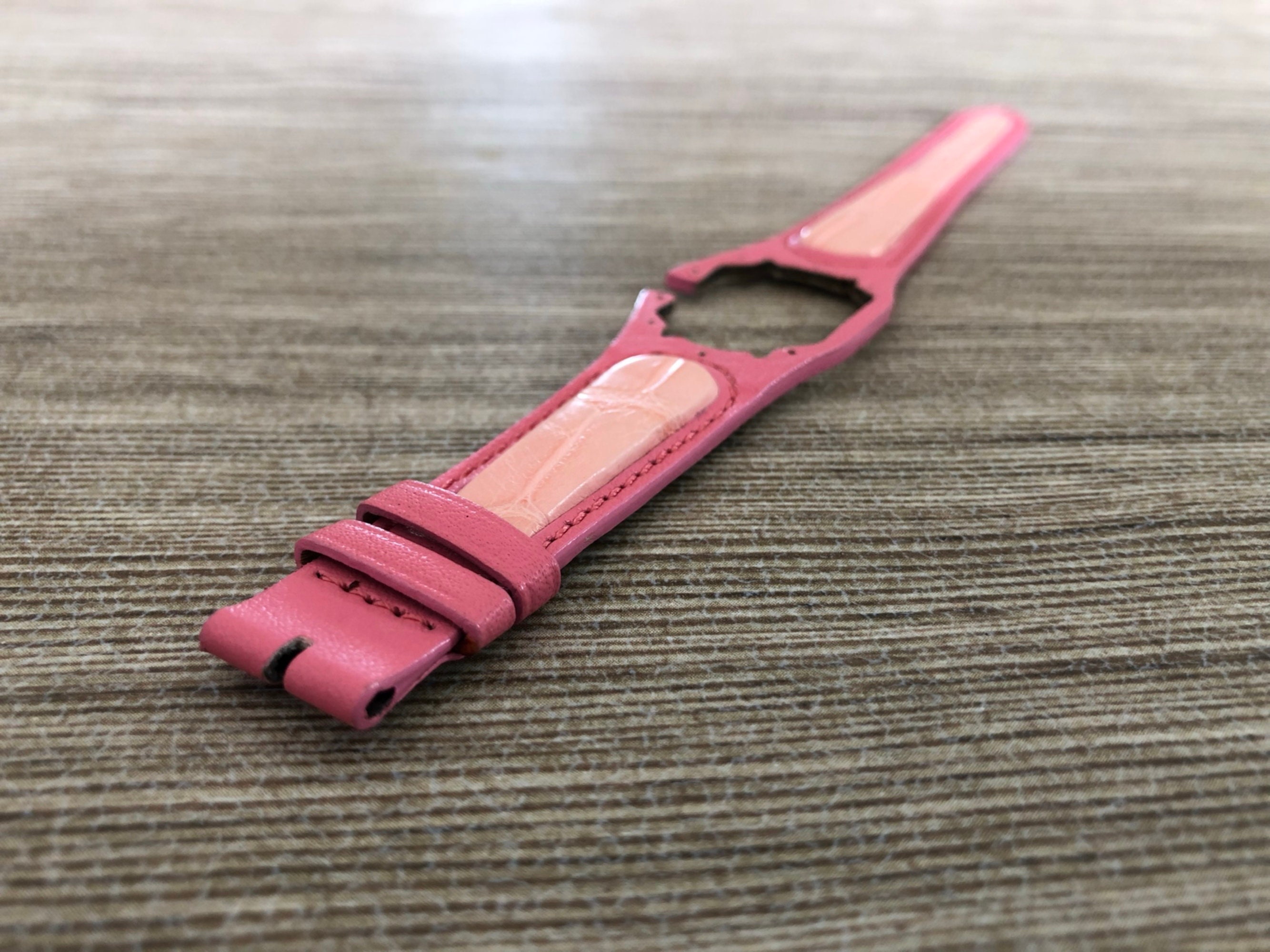Bertolucci Serena Watch Strap Alligator Pink Red - Etsy