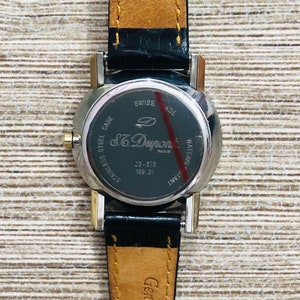 ST Dupont Men's Watch Blue Gold Plated - Etsy