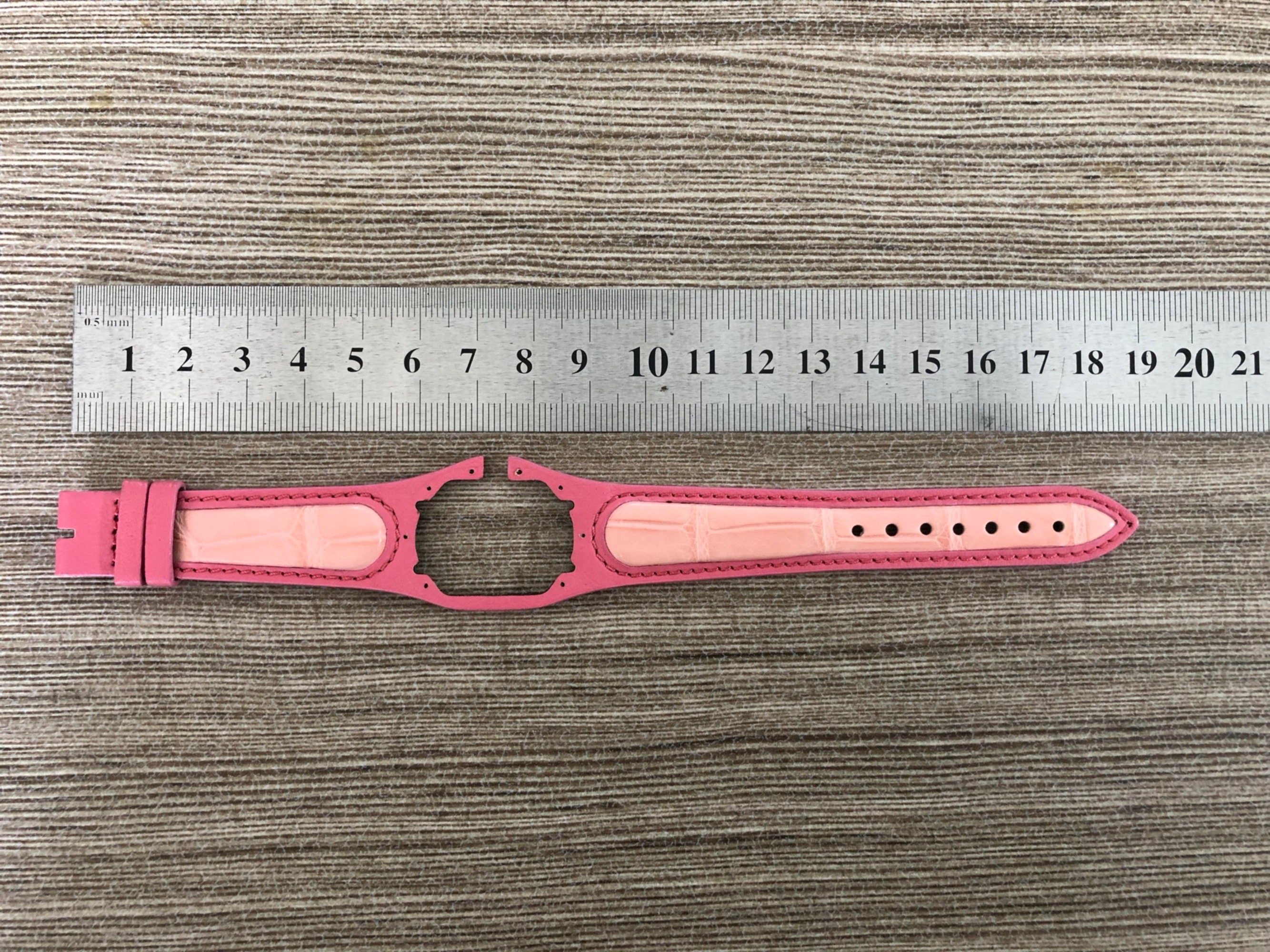 Bertolucci Serena Watch Strap Alligator Pink Red - Etsy