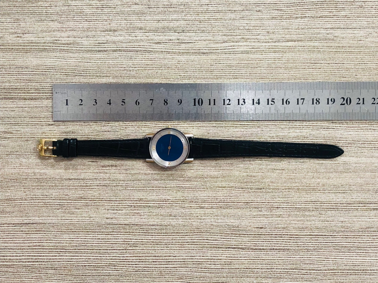 ST Dupont Men's Watch Blue Gold Plated - Etsy