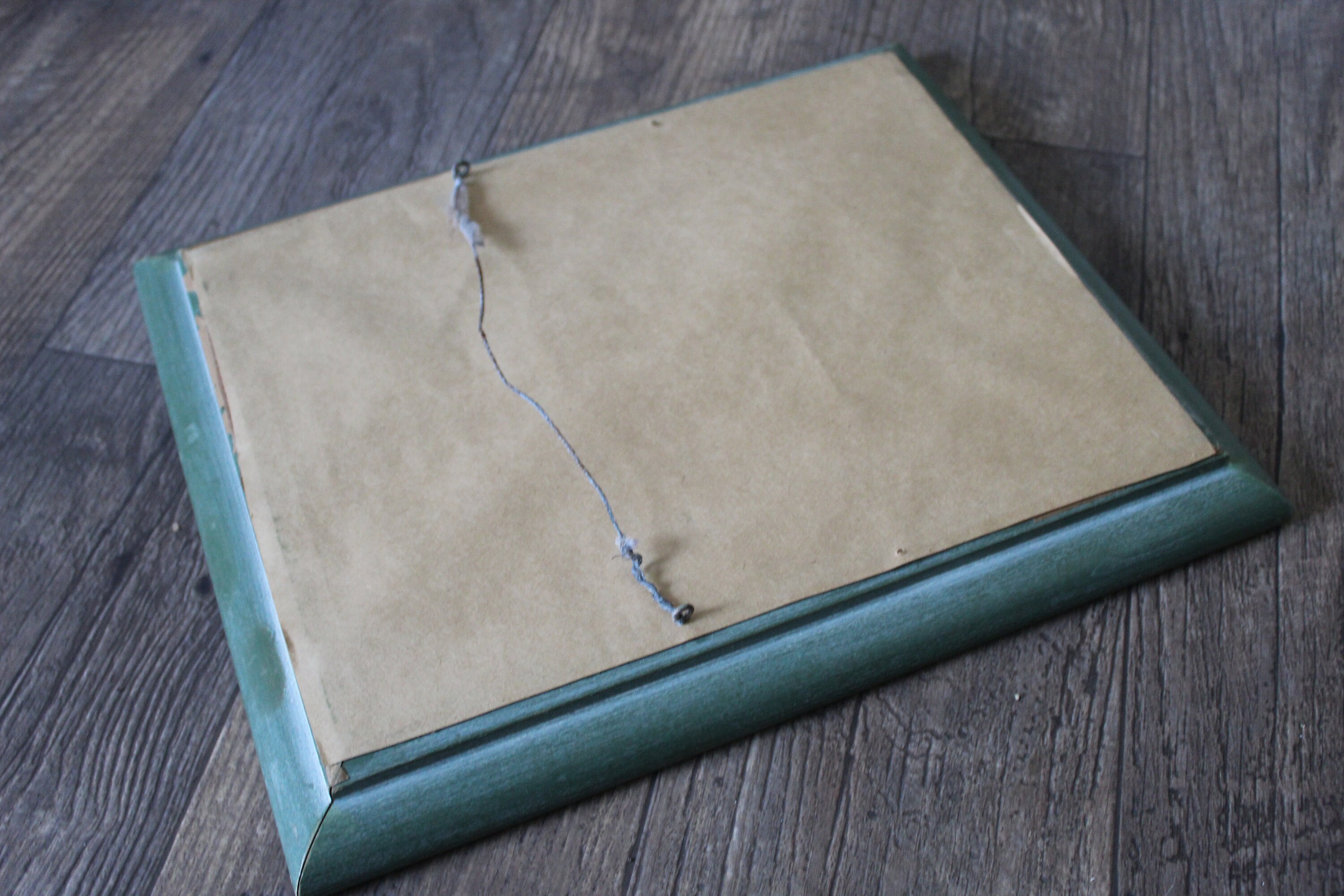 Vintage 1940s Irene Johnson Original Wood Frames Prints Tea Time Woman ...