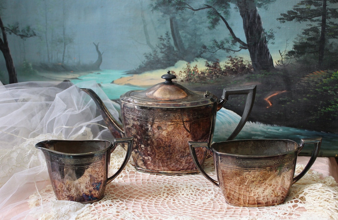 Rare Vintage 1920s PAUL REVERE Silver Plate HOLLOWARE Oneida Community ...