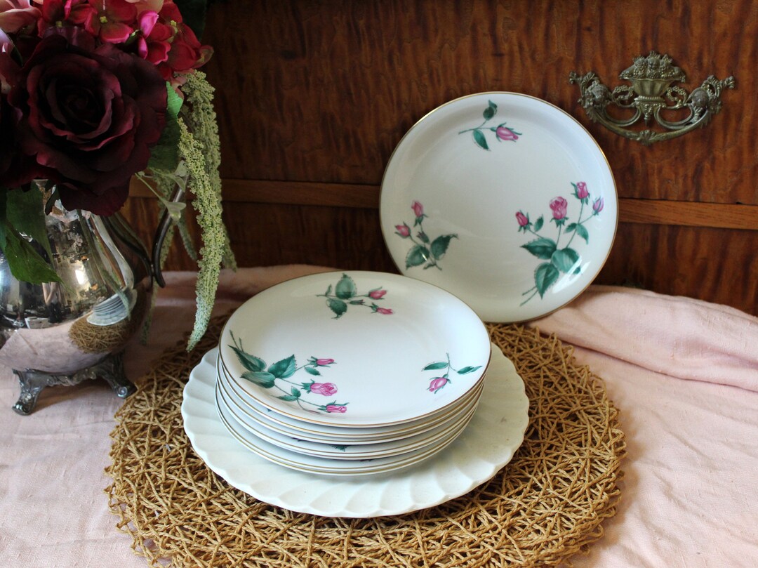 Vintage ROSENTHAL Germany VICTORIA ROSE Dinnerware Pattern 7 3/4" Salad ...