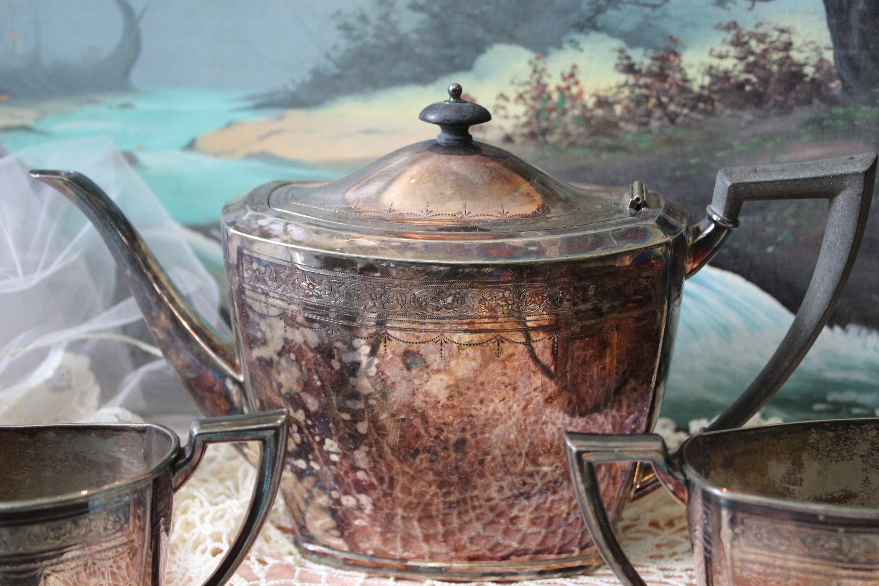 Rare Vintage 1920s PAUL REVERE Silver Plate HOLLOWARE Oneida Community ...