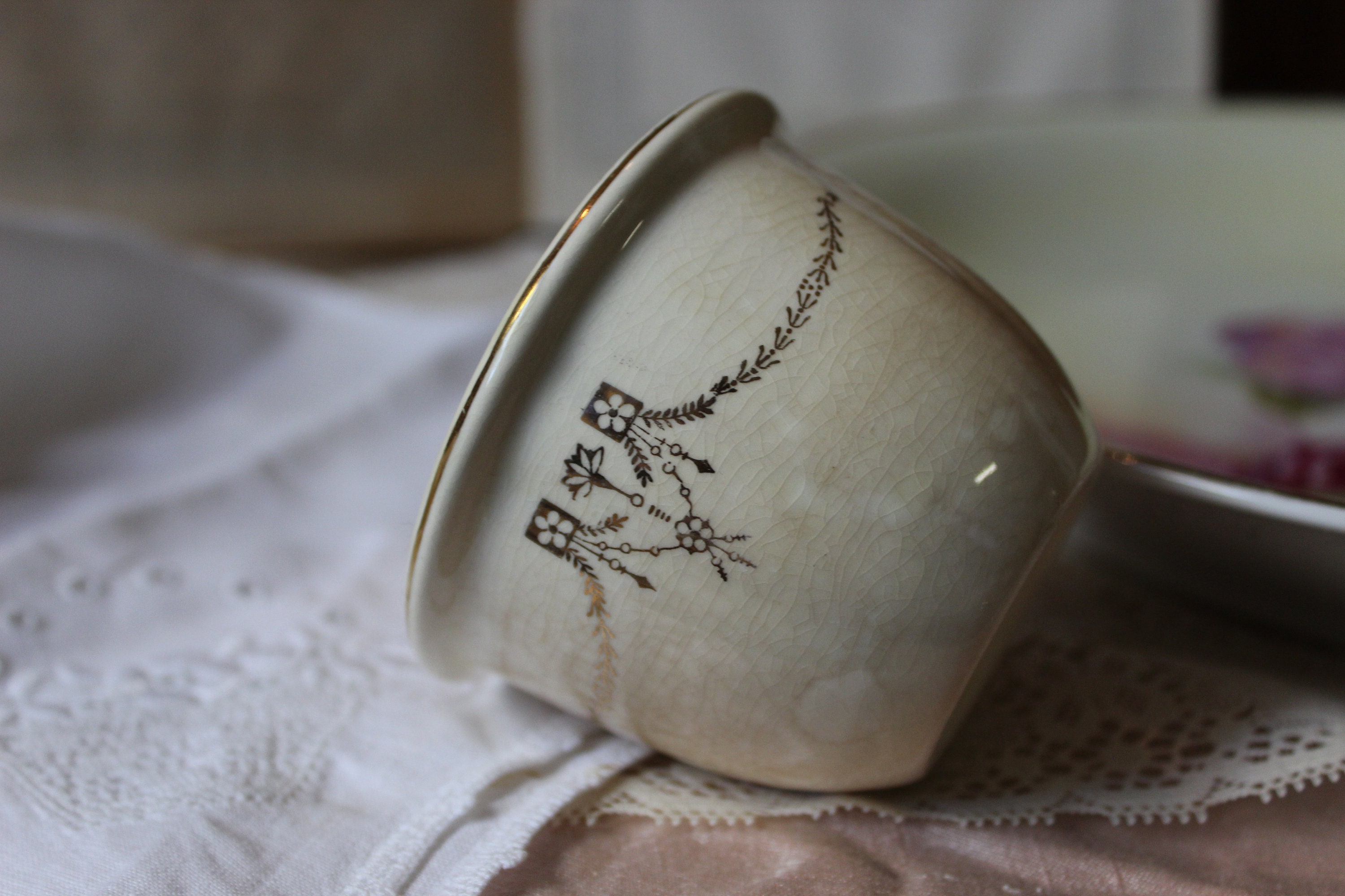 Vintage 1930s Crown Potteries Ovenware Small Custard Cup Pot - Etsy