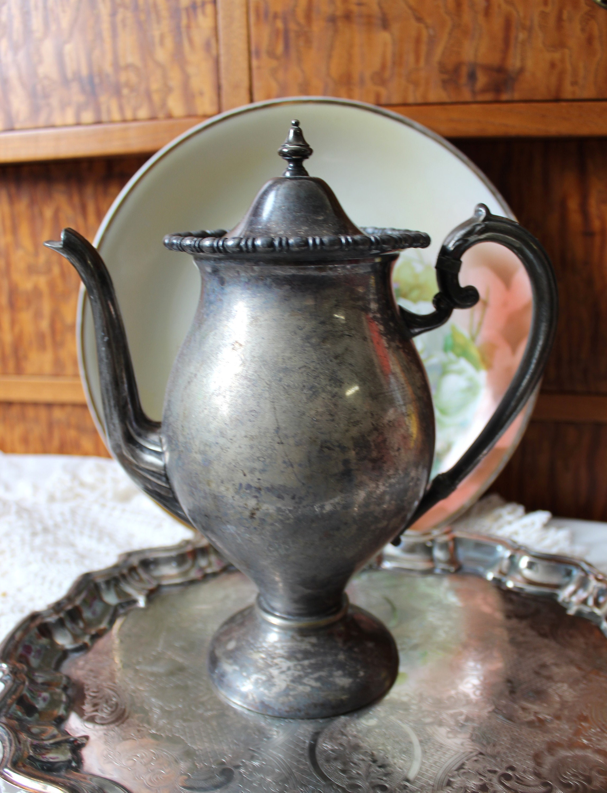 Vintage Early WILCOX INTERNATIONAL BERKELEY Silver Plated 1905 Coffee ...