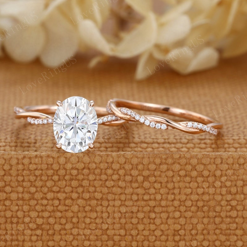 Engagement Ring Set - Etsy