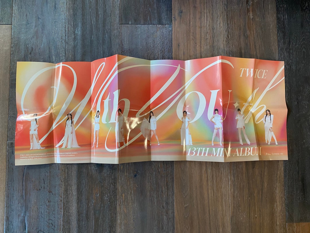 TWICE With Youth Album Inclusion Poster / Blast Ver - Etsy