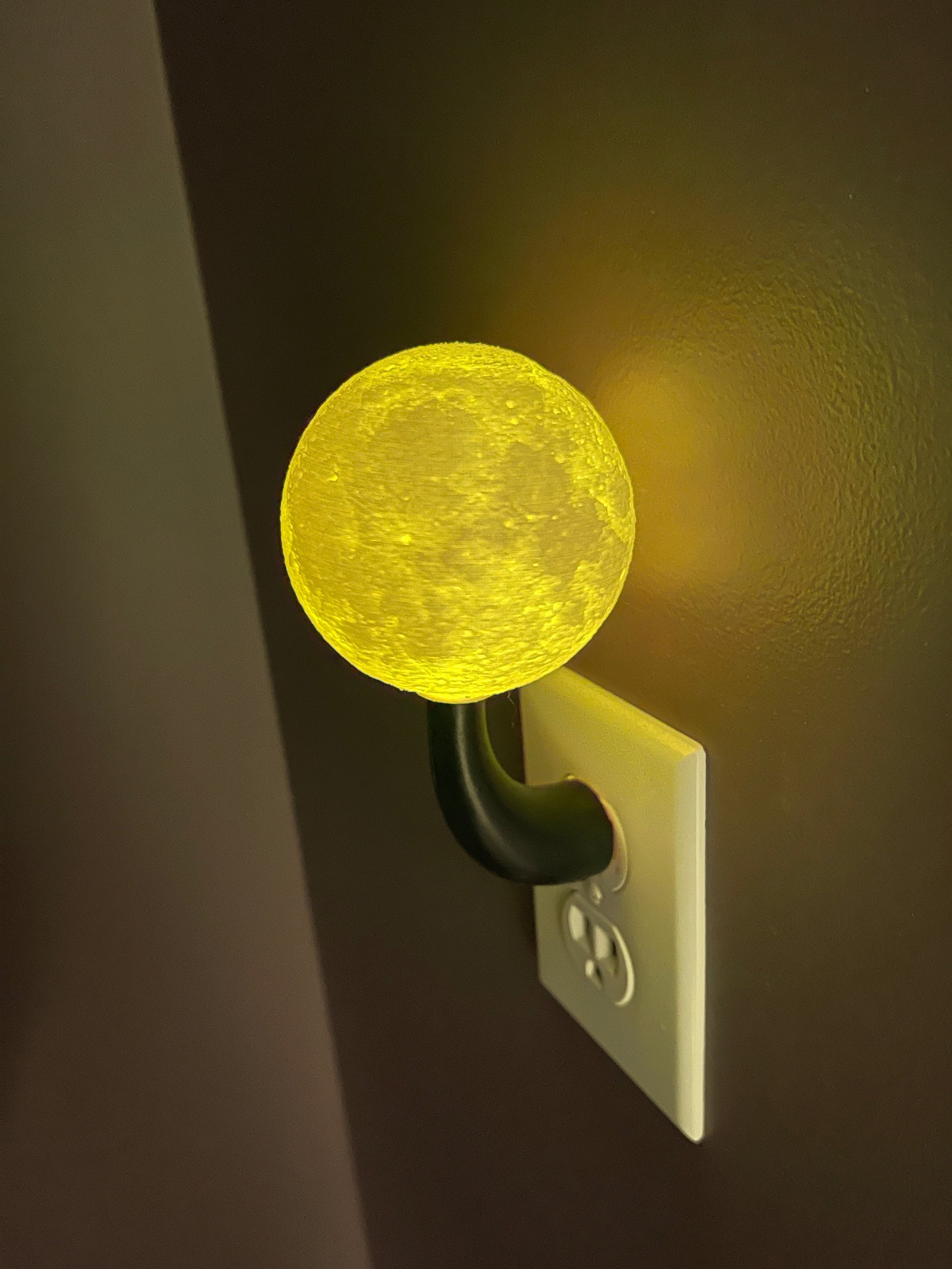 Full Moon Night Light White or Color-changing | Etsy