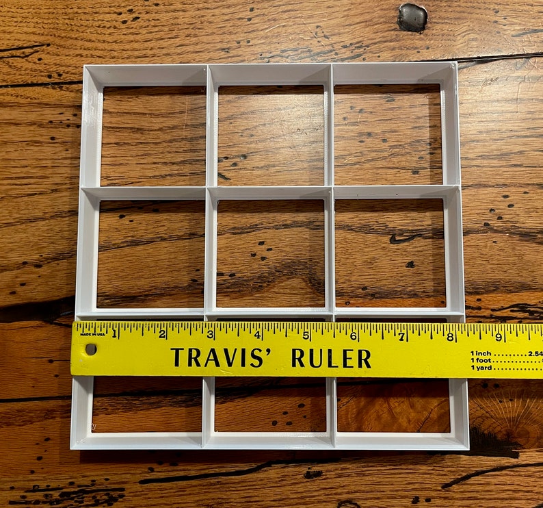 Cookie Cutter: 9 to 25 Squares for Bowtie Cookies and Other - Etsy