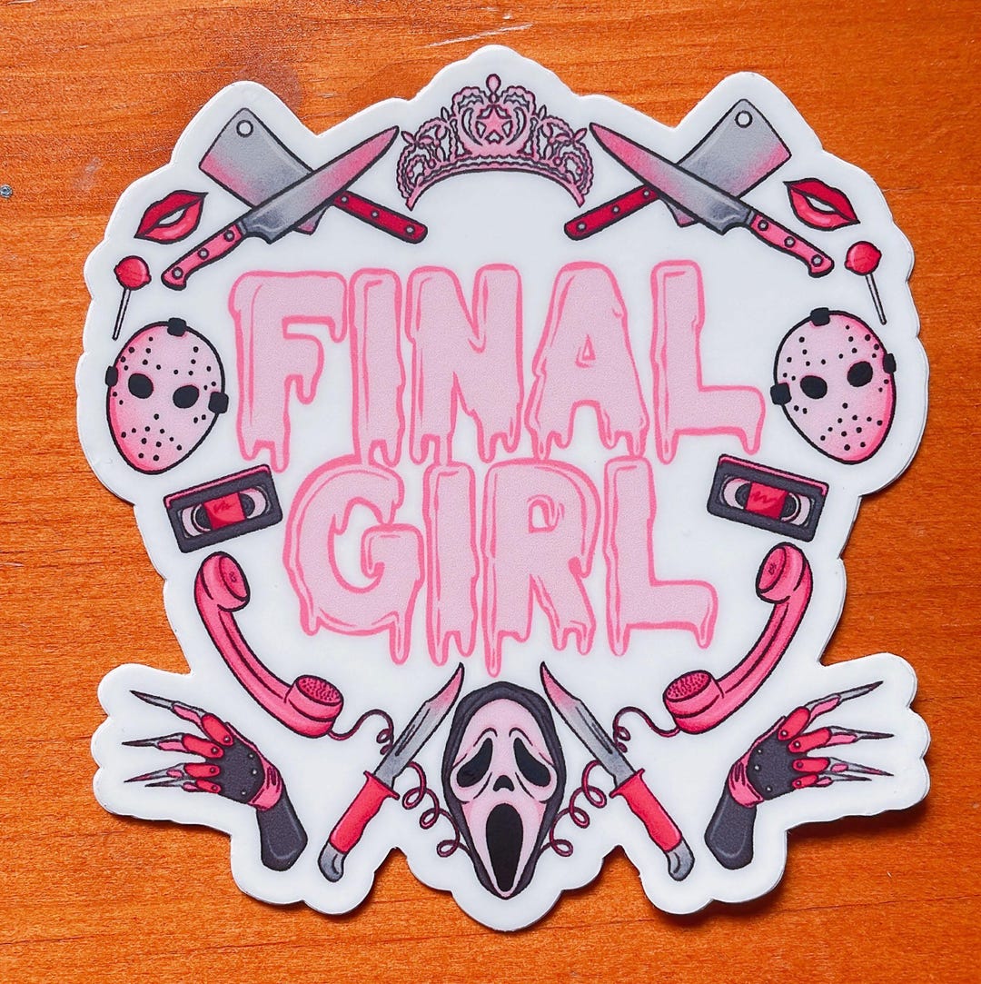 Final Girl Sticker, Horror Sticker, Vinyl Sticker, Spooky Sticker ...