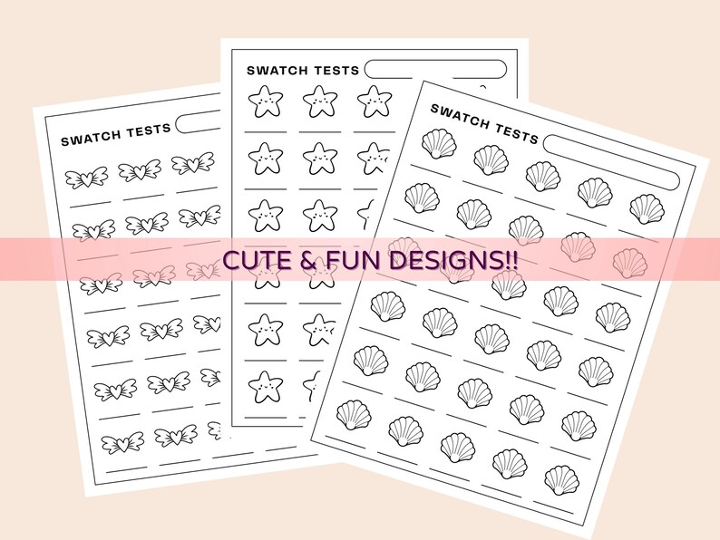 Printable Marker Swatch Charts | Color Tracker for Copic, Alcohol ...