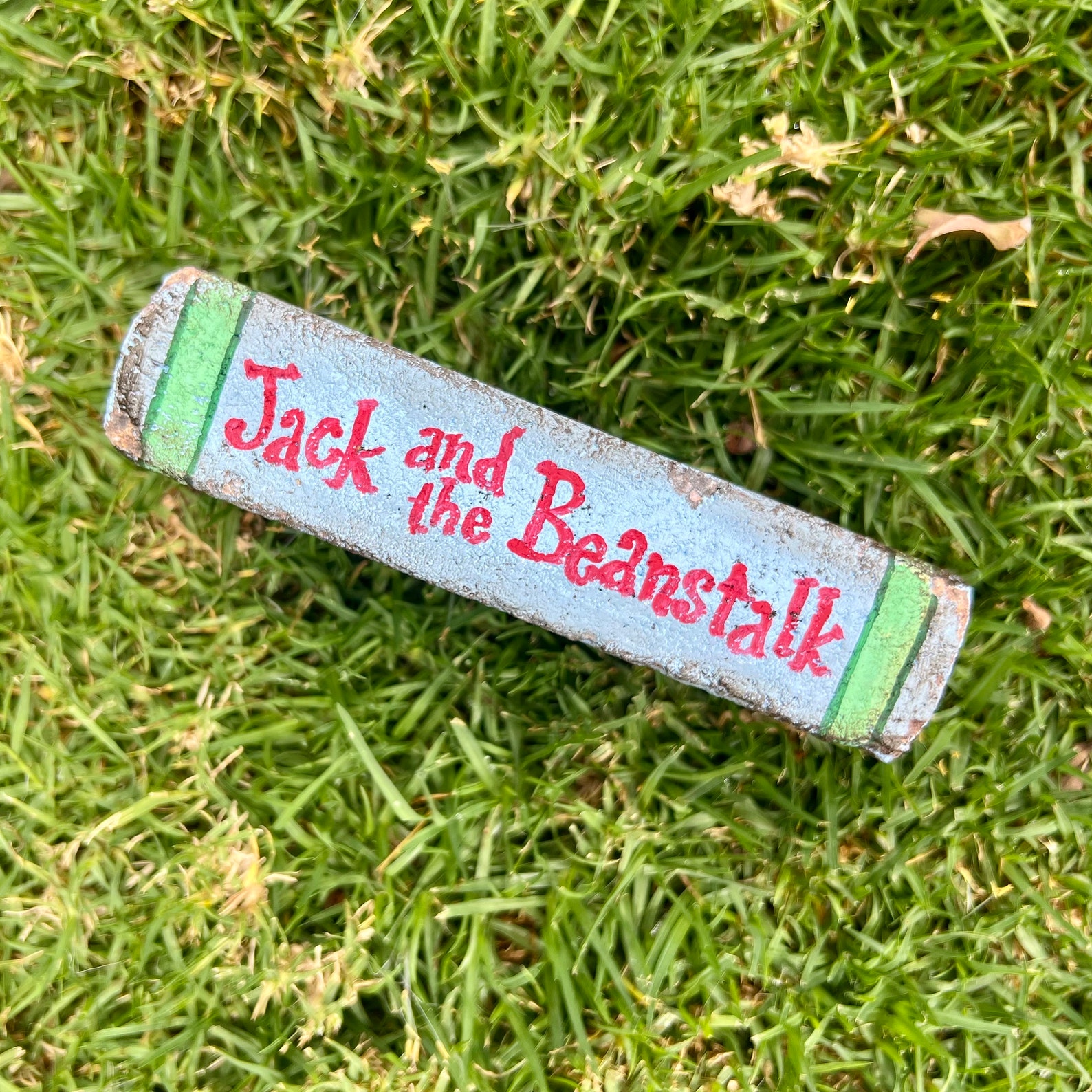 Jack and the Beanstalk Garden or Mantle Brick Book - Etsy