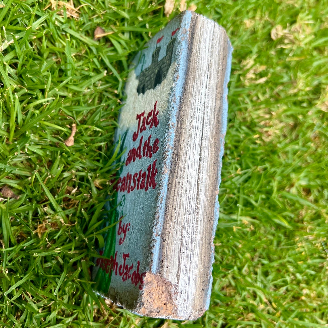 Jack and the Beanstalk Garden or Mantle Brick Book - Etsy