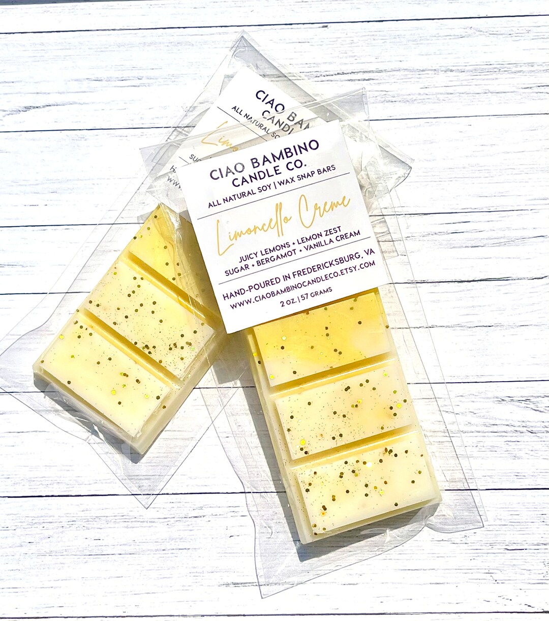 Limoncello Creme / Highly Scented Soy Wax Snap Bars / Strong - Etsy