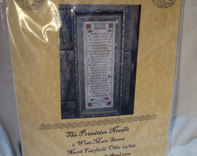 Salem Remembered by the Primitive Needle Pattern and Started Kit - Etsy