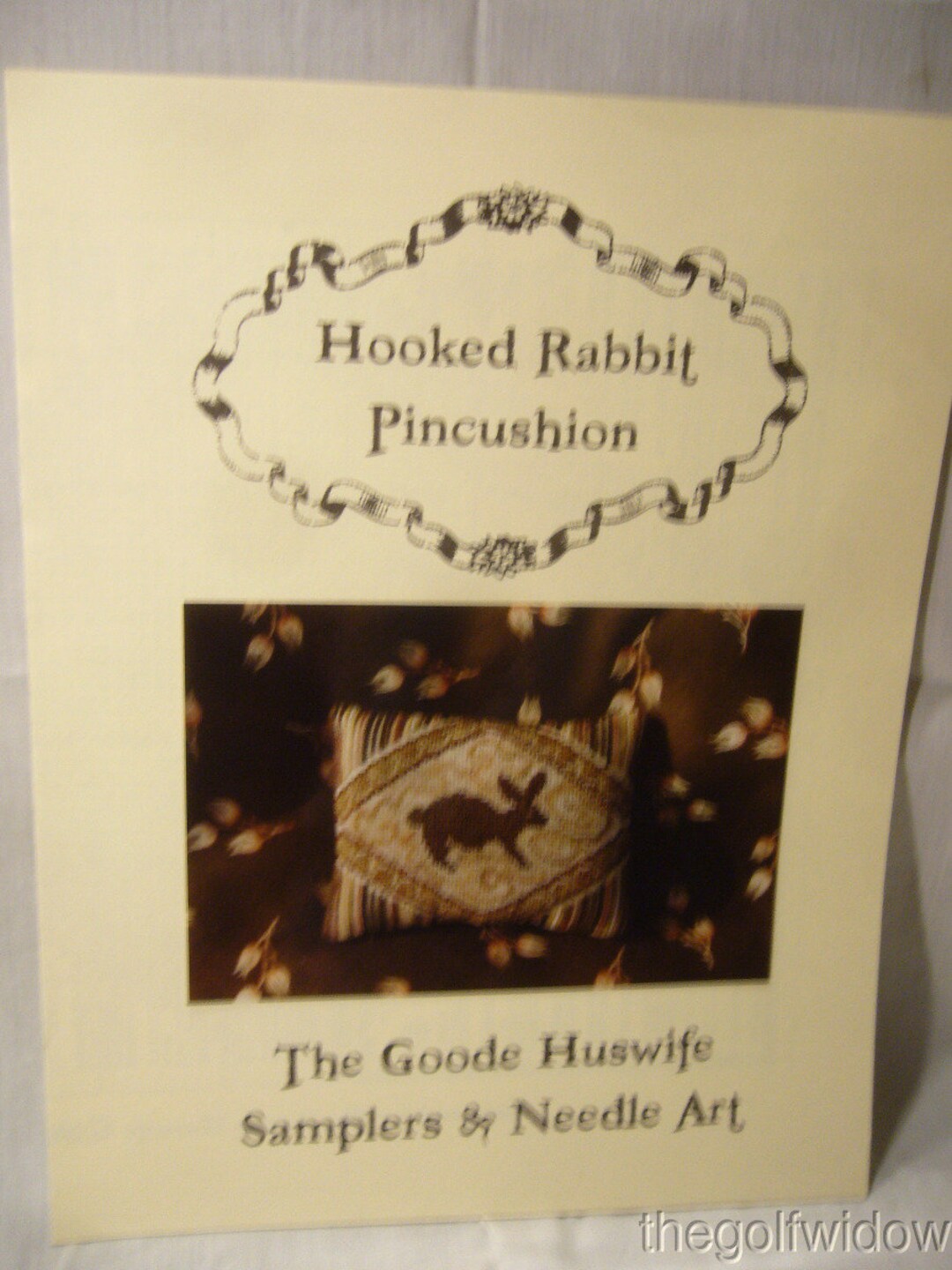 The Goode Huswife Hooked Rabbit Pincushion - Etsy
