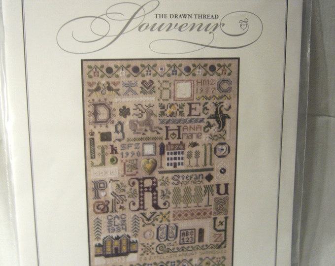 The Drawn Thread Souvenir Sampler New With Two Charms - Etsy