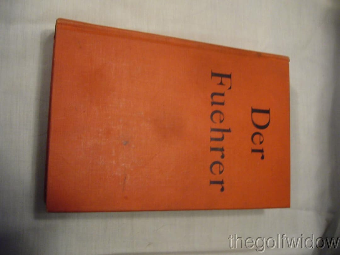 Der Fuehrer Hitler's Rise to Power by Konrad Heiden 1944 Very Good - Etsy