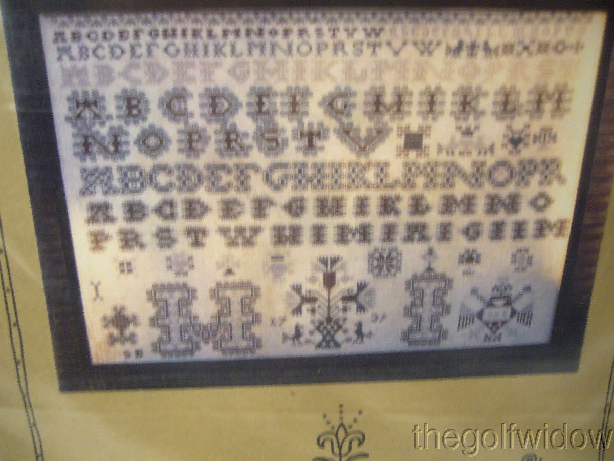 The Goode Huswife 1739 Dutch Samplers New Pattern - Etsy