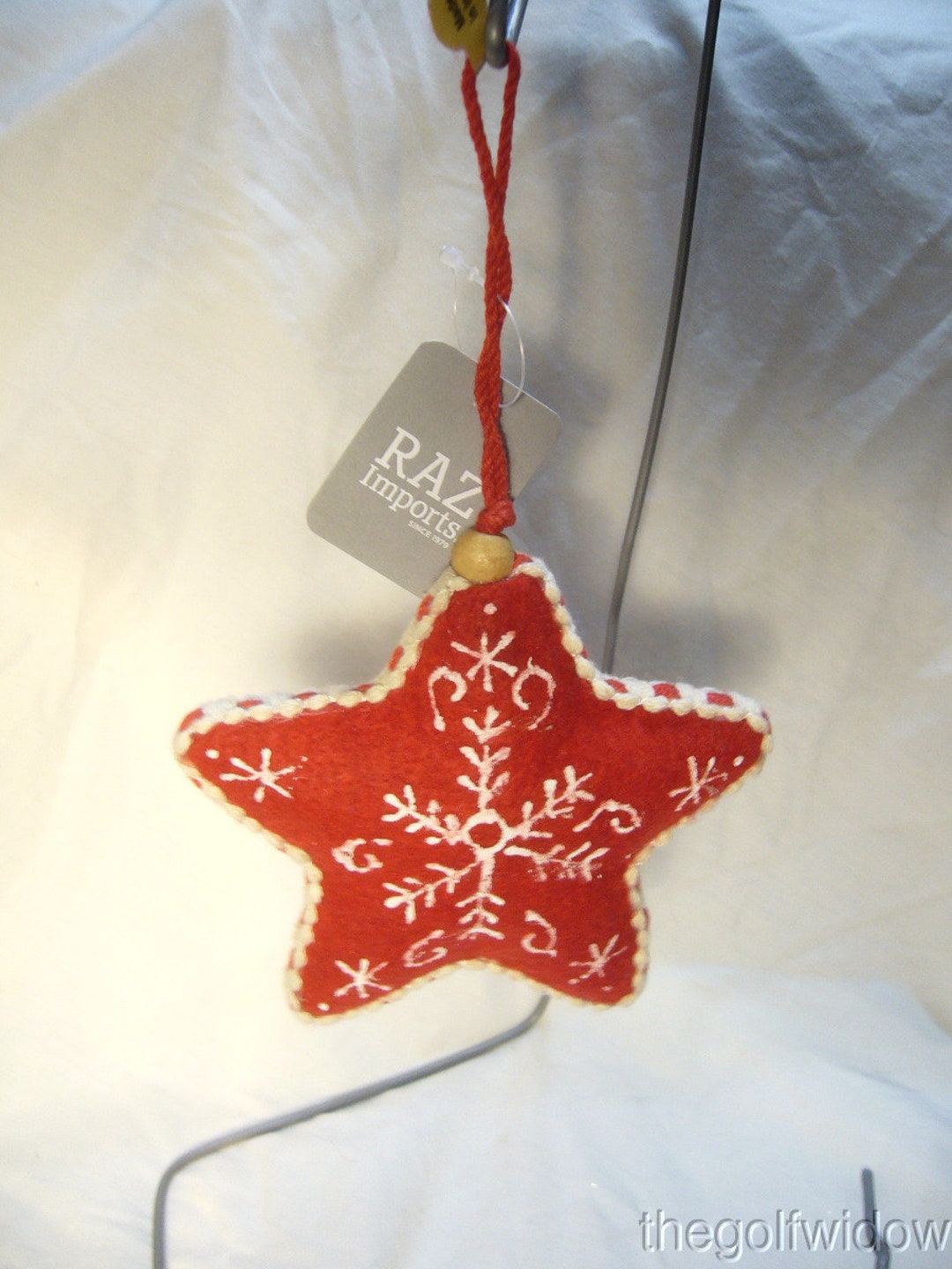 RAZ Imports Star Ornament Hand Sewed From India - Etsy
