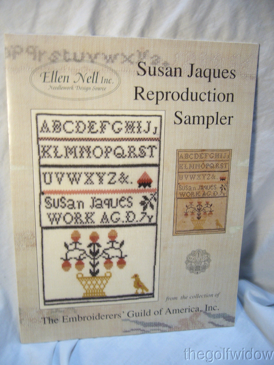 Ellen Nell Inc Susan Jaques Reproduction Sampler Embroiderer's Guild of ...