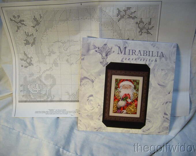 Mirabilia Santa Claus Holiday Cross Stitch Pattern - Etsy