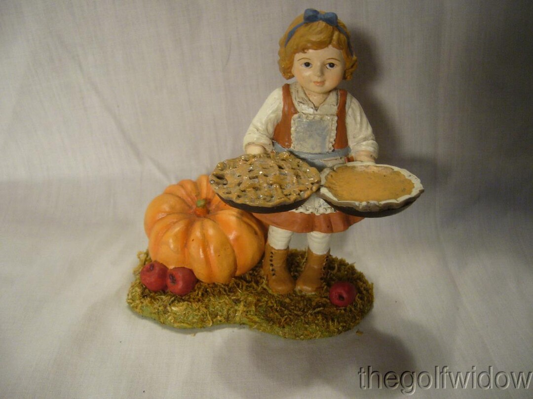 Bethany Lowe Patty Pie Maker Thanksgiving Fall Figurine Very Cute Too! TD 0081 - Etsy