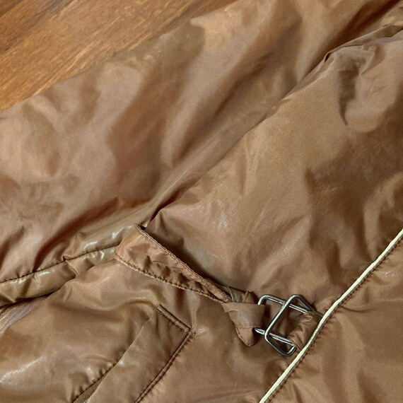 Vintage 70s Mens Brown Puffer Ski Jacket Coat by MG J… - Gem