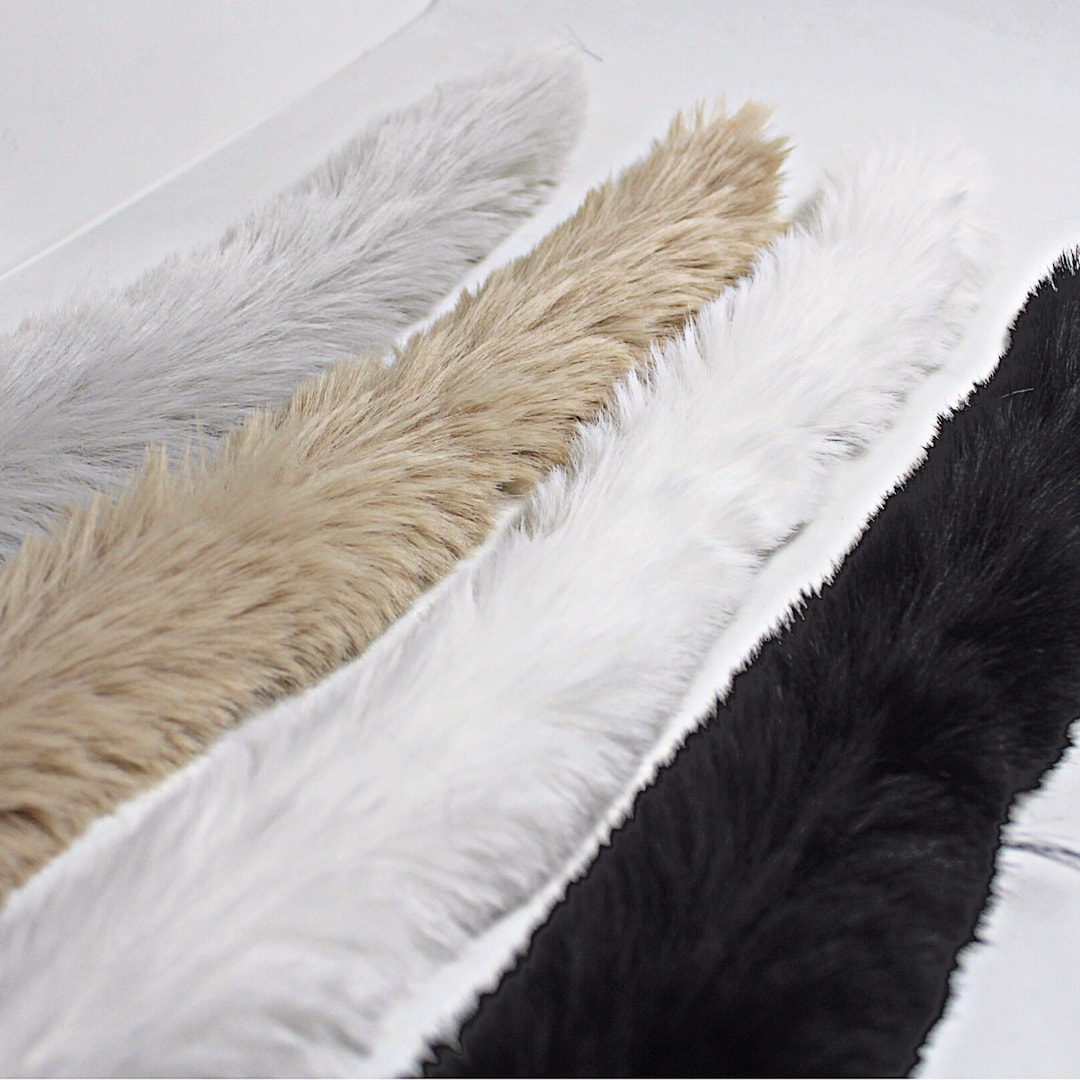 Faux Fur Trim/long Fur/rabbit Fur Stripe/furry Stripe/faux Fur ...