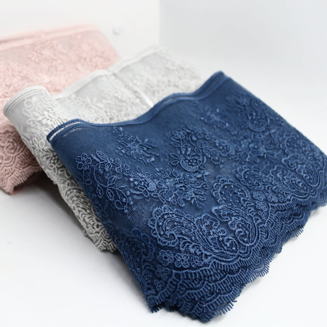 140mm Gray Lace Trim/5,5 Inch Lace Fabric/tulle Lace/embroidered Lace ...