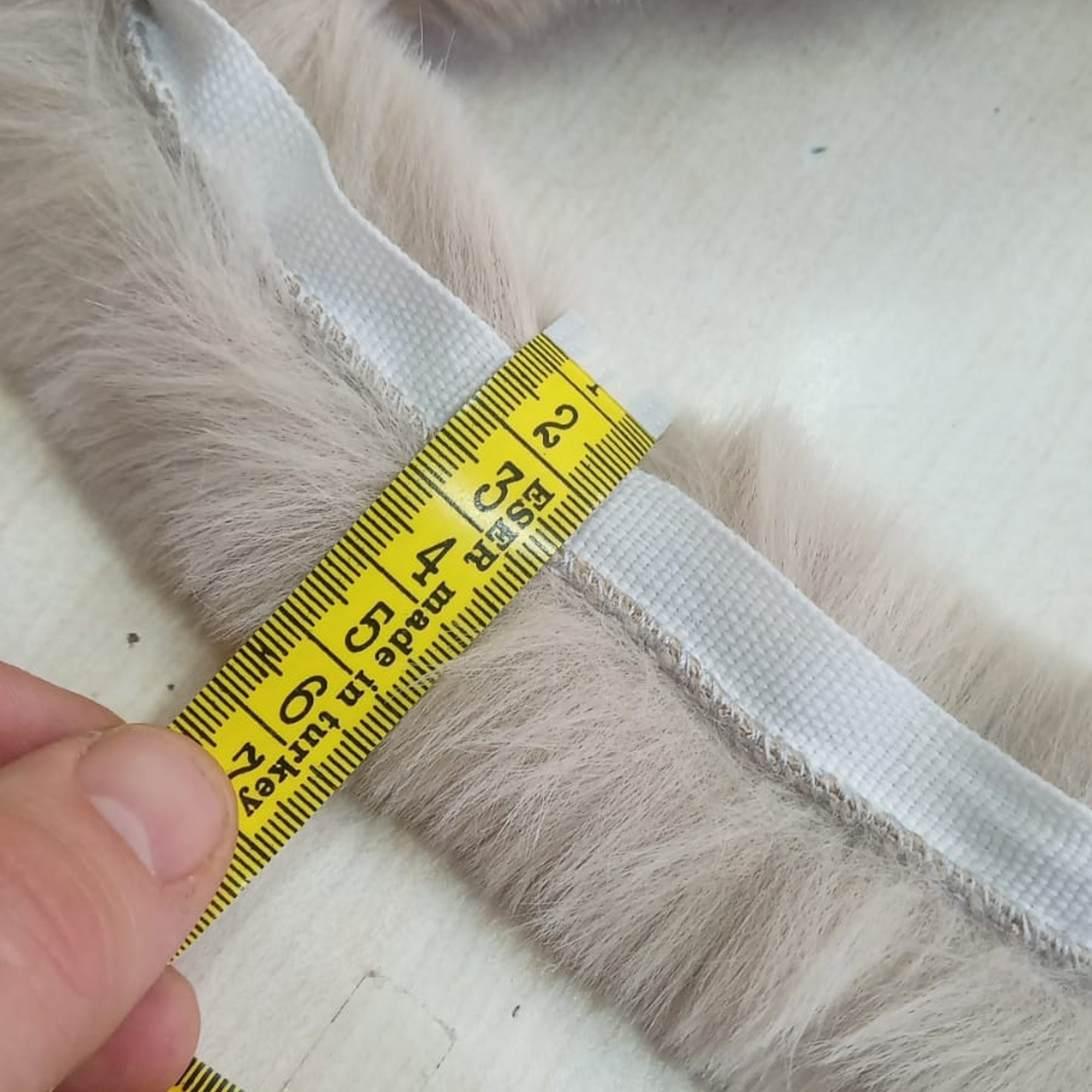 Faux Fur Trim/long Fur/rabbit Fur Stripe/furry Stripe/faux Fur ...