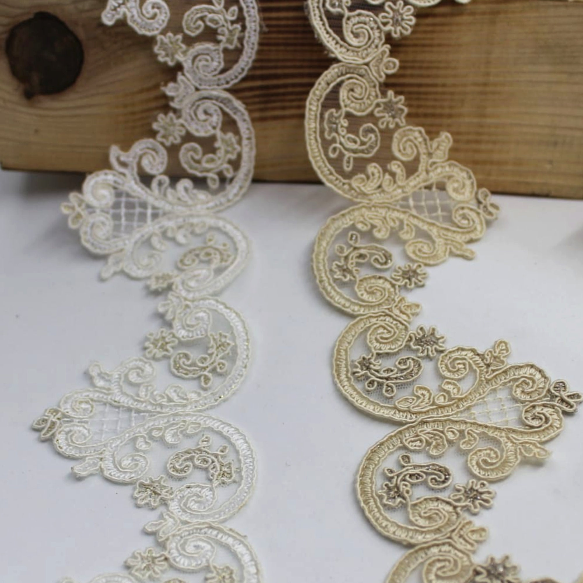 60mm2,3inch Cream Edging Lace/lace Dress/antique Lace Trim/decoration ...