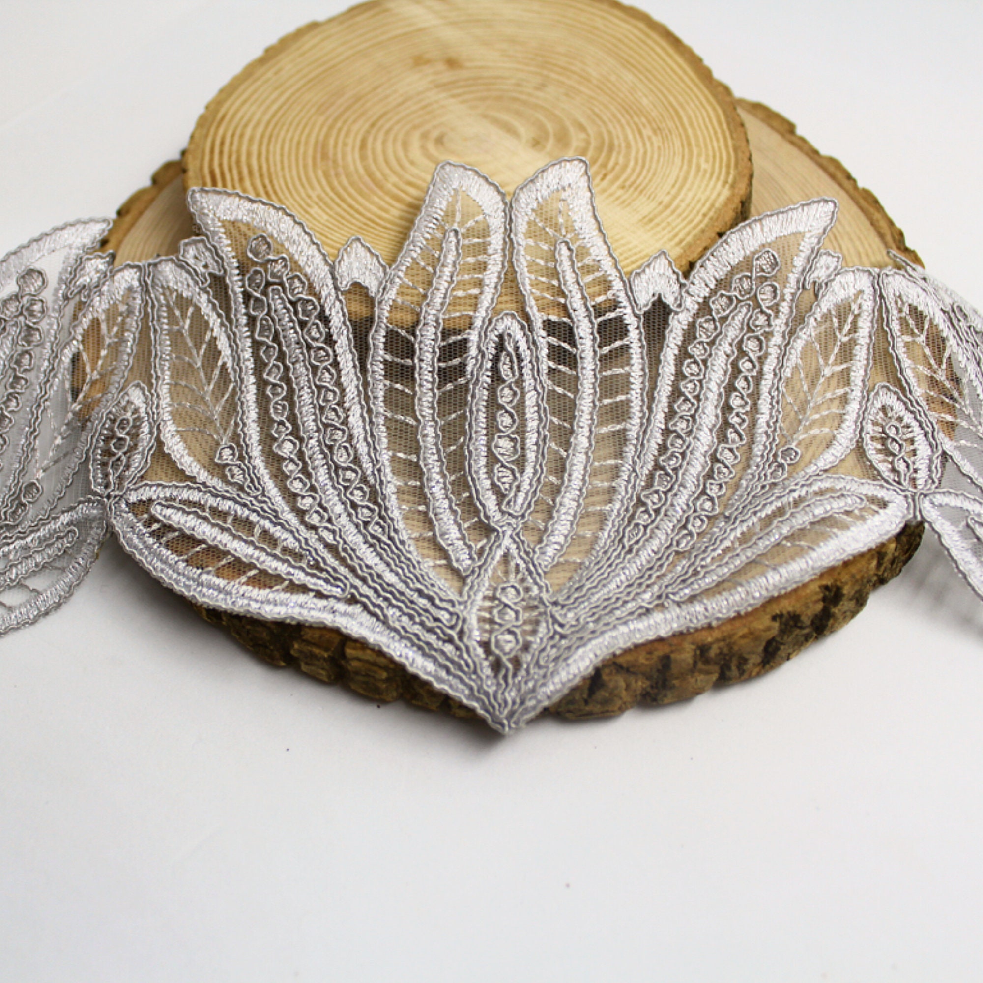 120mm4,7inchgray Edging Lace Trim/gray Lace Border/tulle Lace ...