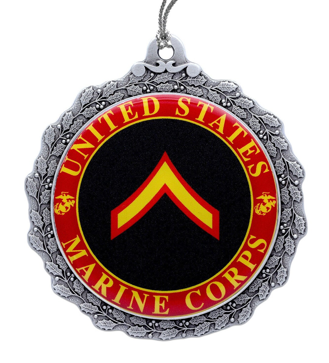 Indiana Metal Craft USMC Rank Christmas Ornaments, Made in the USA. - Etsy