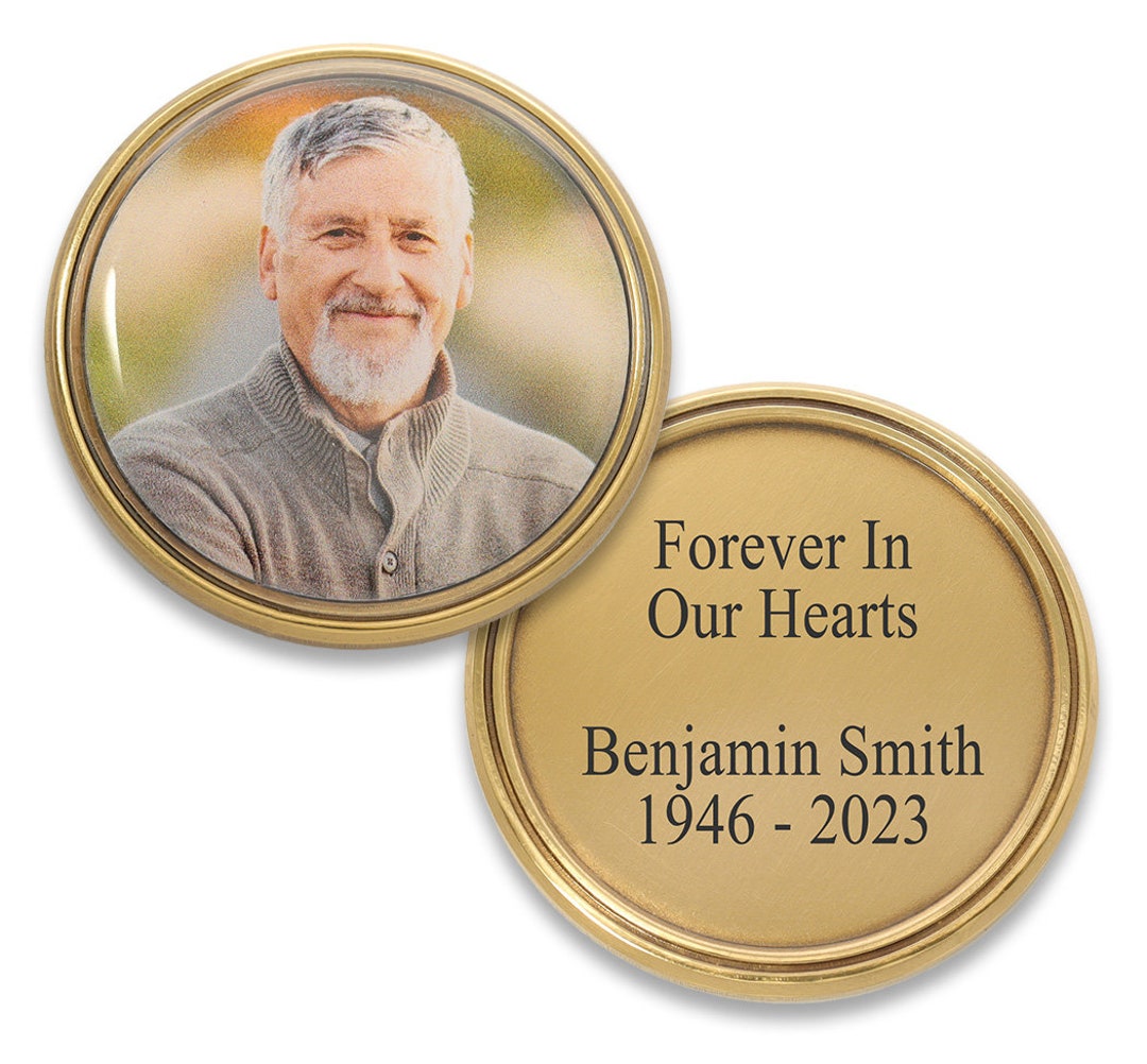 Indiana Metal Craft Custom-made Memorial Coin Personalized Die Struck ...
