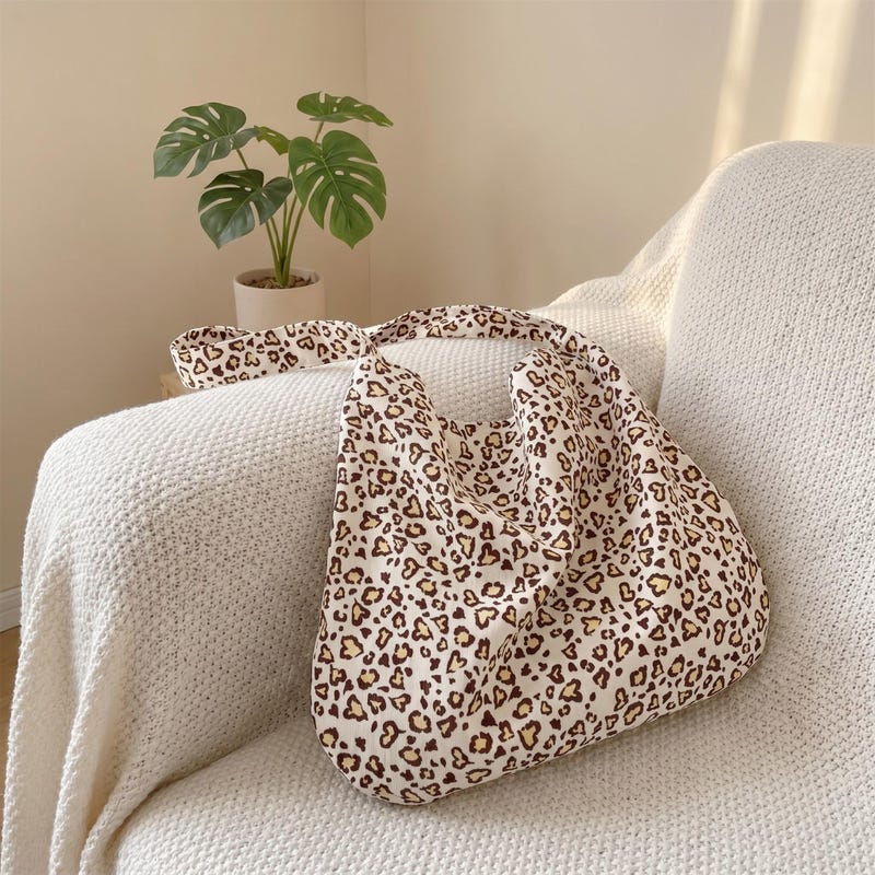 Cheetah Print Shoulder Bag - Etsy