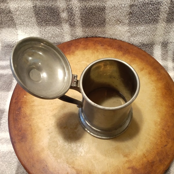 Glass Bottom Pewter Mug - Etsy