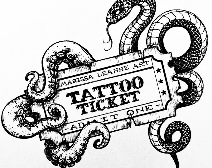 Tattoo Ticket, Tattoo Permit, Tattoo Permission, Tattoo Art, Tattoo ...