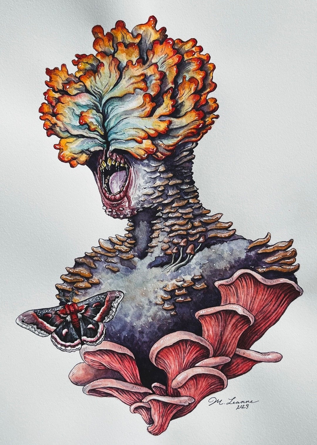 Clicker Fine Art Print, Watercolor Art , the Last of Us, Fan Art ...