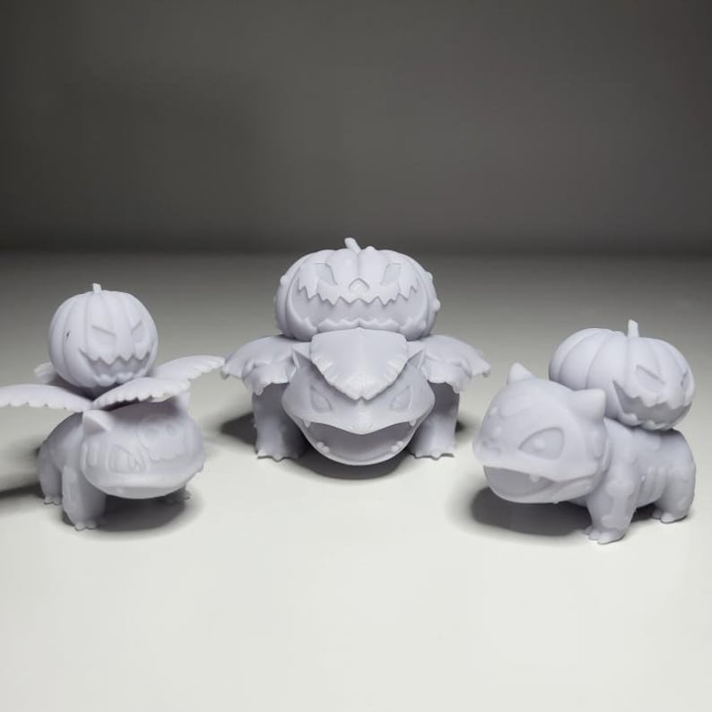 3D STL File Pack Halloween Pokemon Starters / Pokemon 3D Printer Files ...