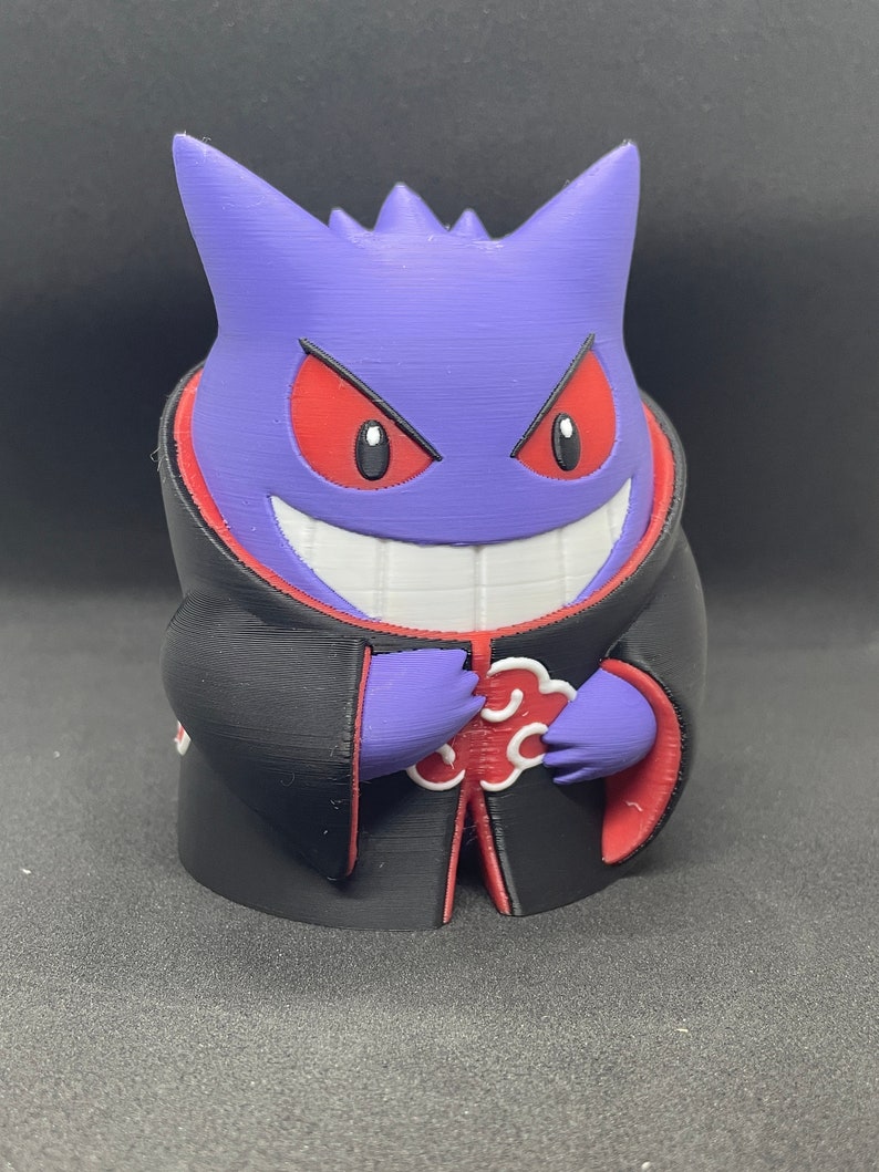 Akatsuki Naruto Gengar 3D Printed final Product No File - Etsy