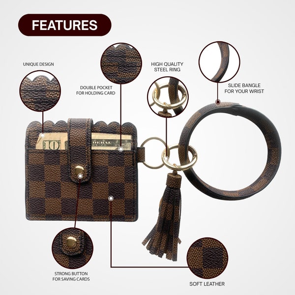 Key Ring Wallet - Buy Online - Etsy