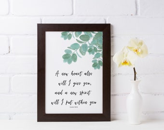 Printable Bible Verse Wall Art Scripture Digital Art Set of | Etsy